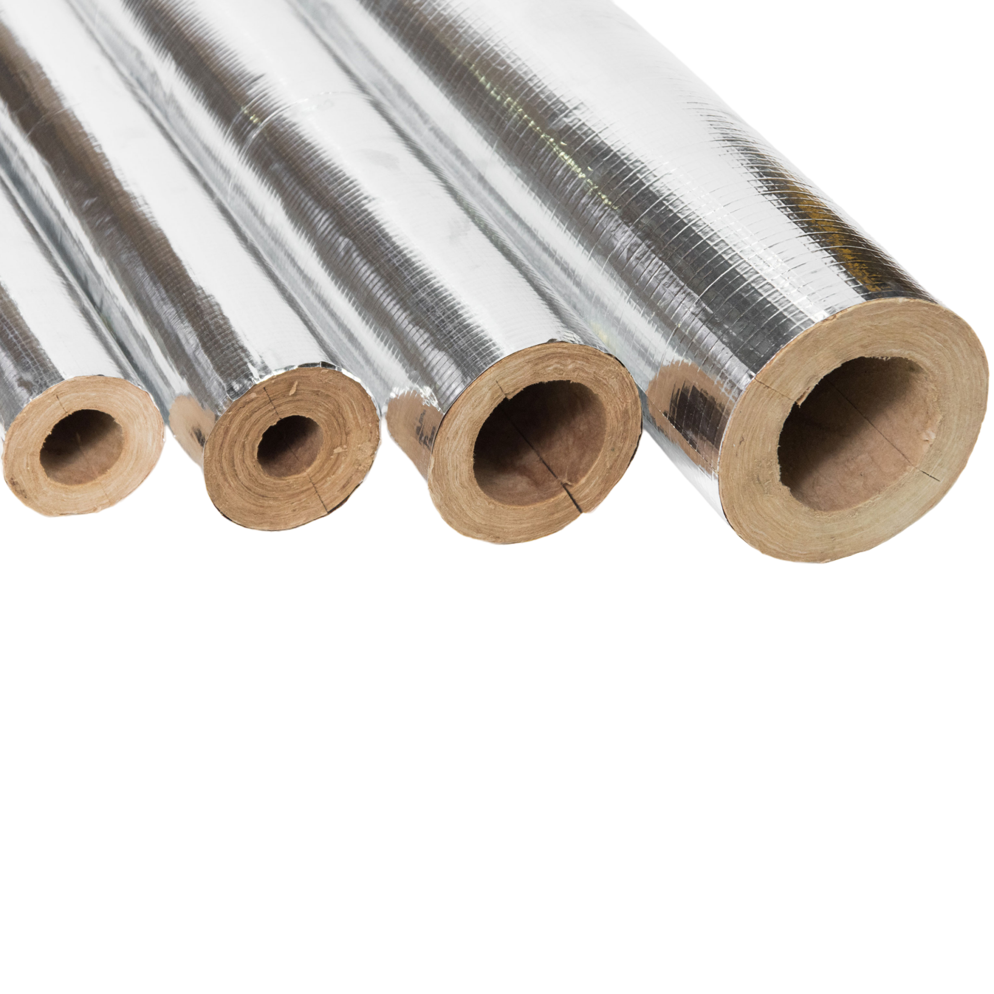 Rockwool Sectional Pipe Insulation - Foil Faced Rock SPI (up to 650 ...